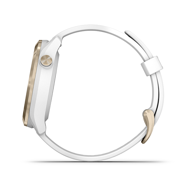 Approach S40 - Jam Tangan Golf (Emas Ringan dengan Strap Putih ...