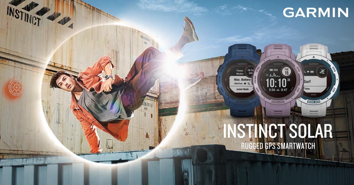 Instinct Solar | Rugged GPS Smartwatch | Garmin Indonesia